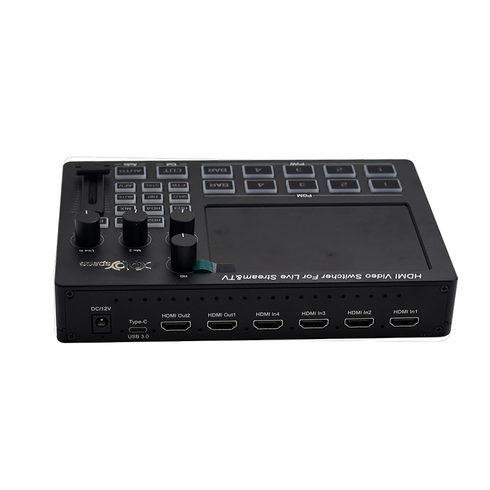 XOLORspace X1030 4 Way HDMI Video Switcher for Live Streaming (Built-i